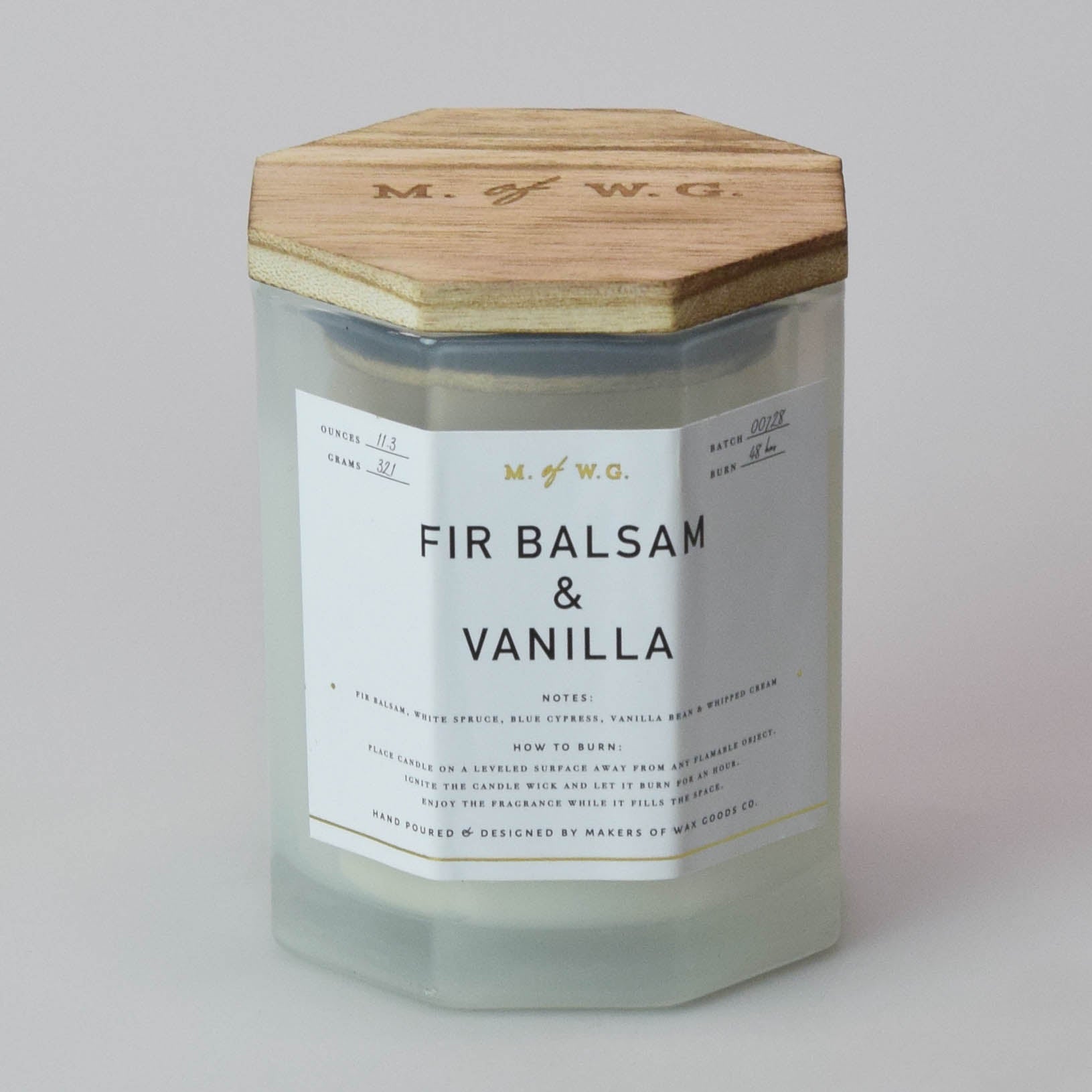 Fir Balsam & Vanilla – Makers of Wax Goods