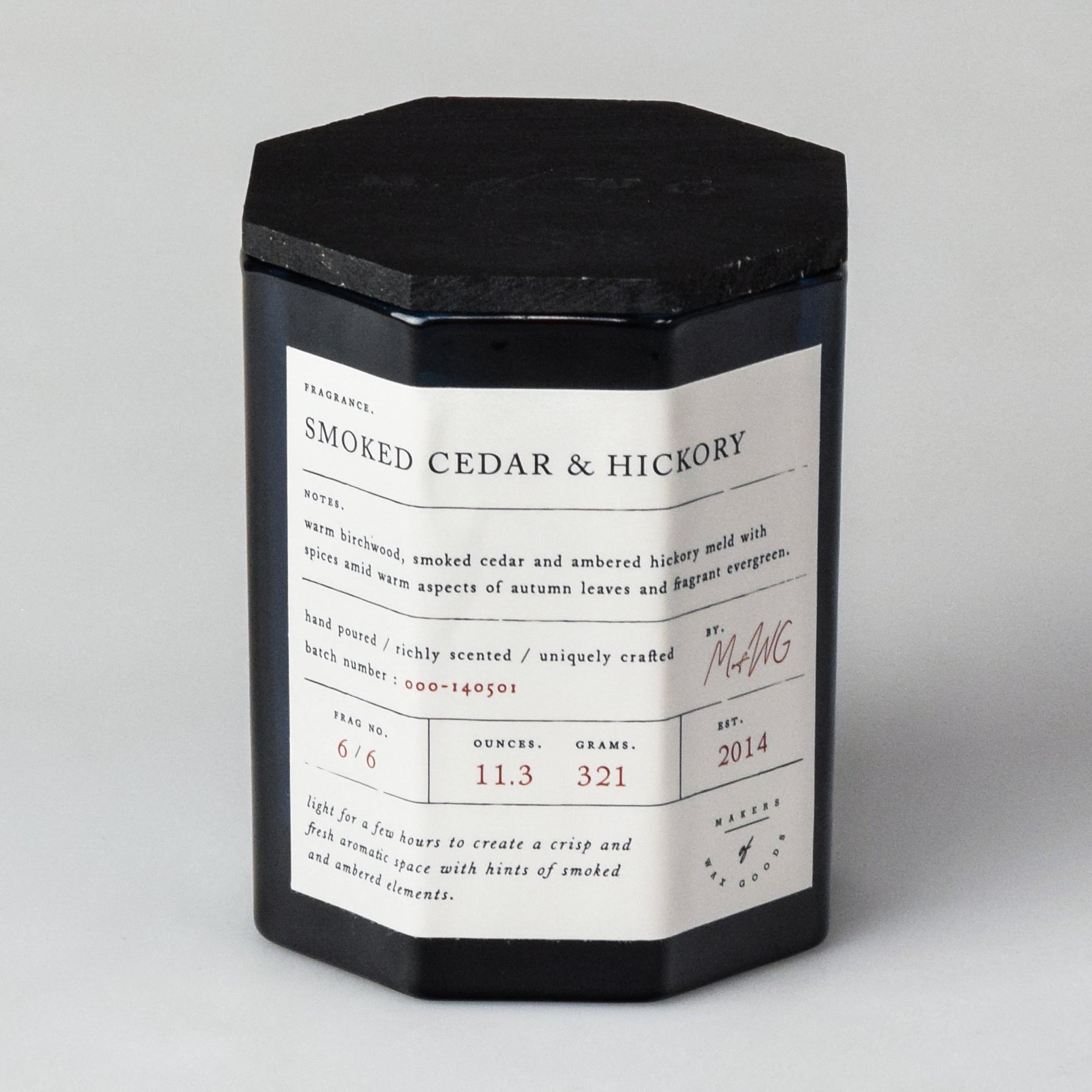 Smoked Cedar & Hickory – Makers of Wax Goods